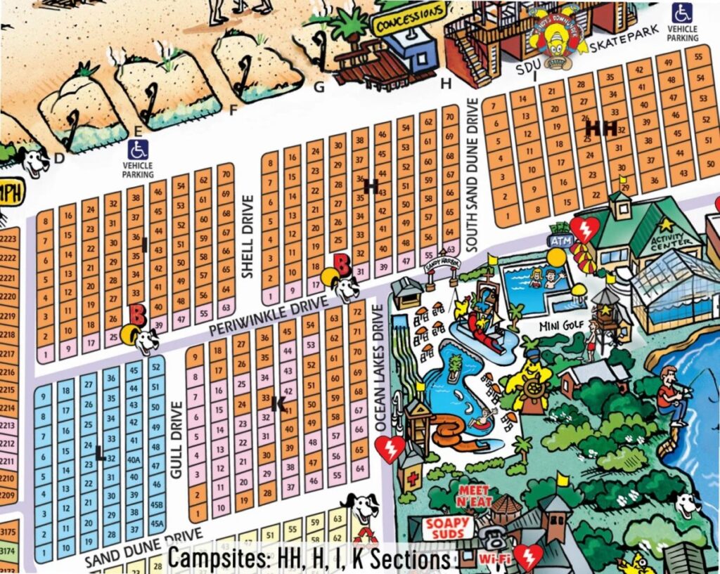 Ocean Lakes Map Unveiling Hidden Depths - Paraiso Island